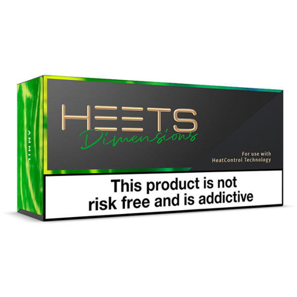 IQOS HEETS - Dimensions Ammil Carton (10 Packs / 200 Sticks ...